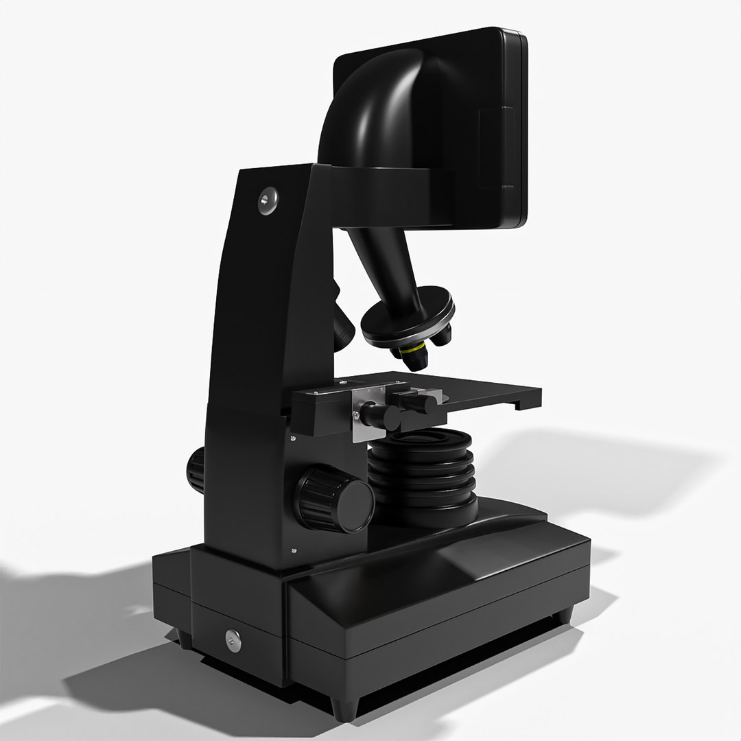 3D Digital Lab Student Microscope Model - TurboSquid 2216853