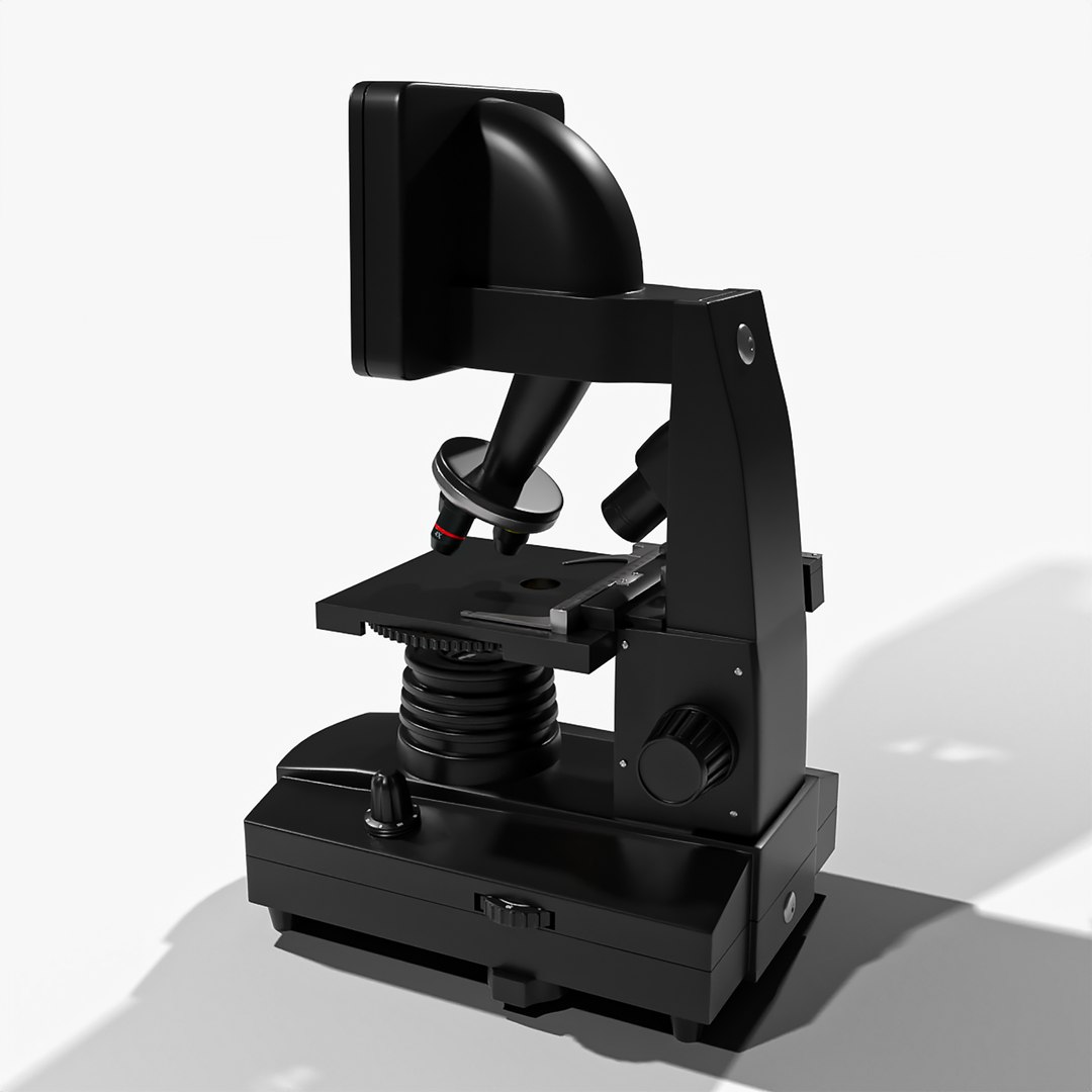 3D Digital Lab Student Microscope Model - TurboSquid 2216853