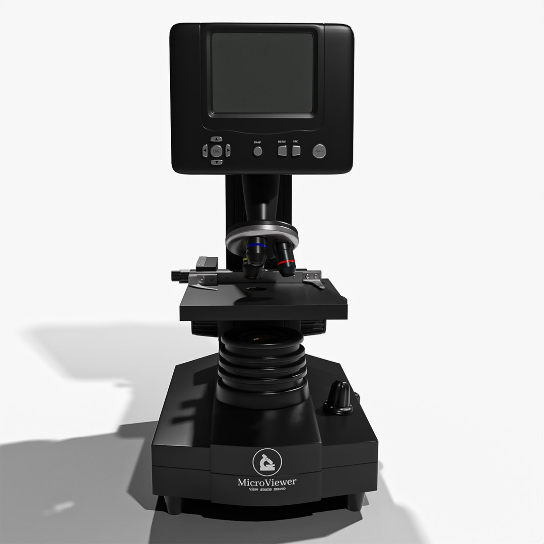 3D Digital Lab Student Microscope Model - TurboSquid 2216853