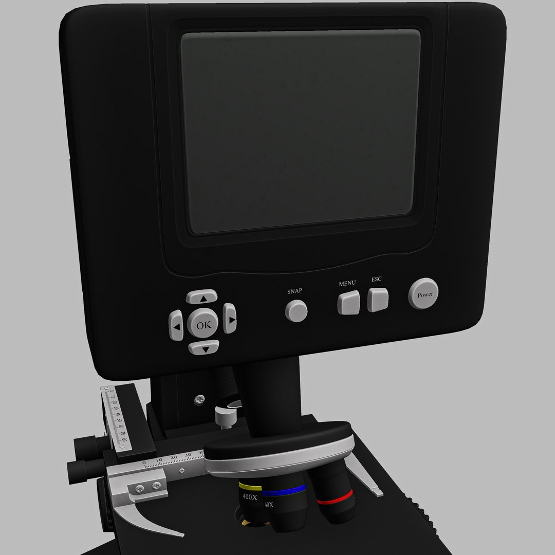 3D Digital Lab Student Microscope Model - TurboSquid 2216853