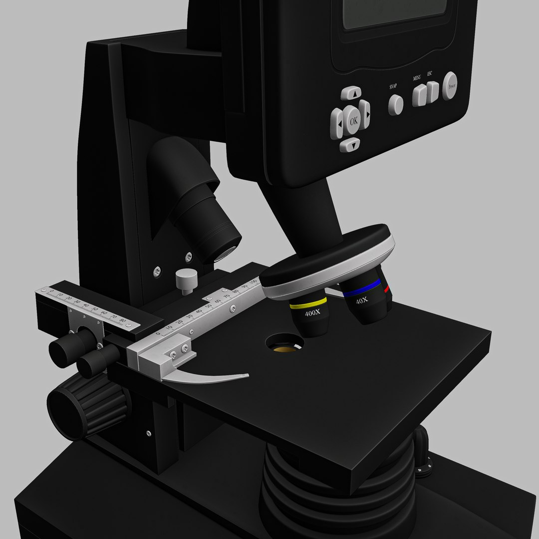 3D Digital Lab Student Microscope Model - TurboSquid 2216853
