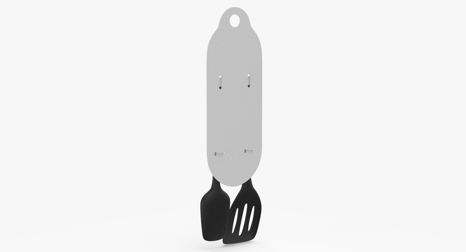 Spatula Pack Type 01 Black Gray And Red Blank 3D Model - TurboSquid 2139886
