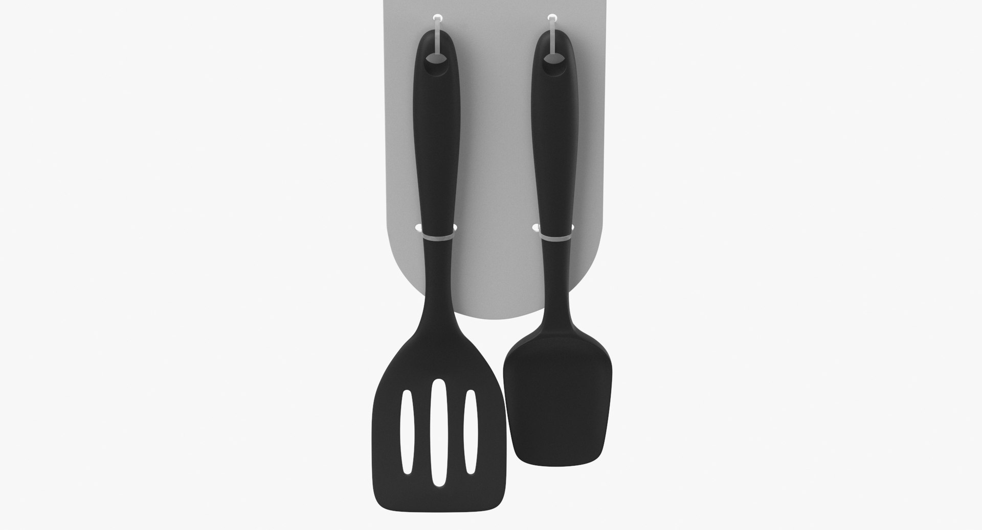Spatula Pack Type 01 Black Gray And Red Blank 3D Model - TurboSquid 2139886
