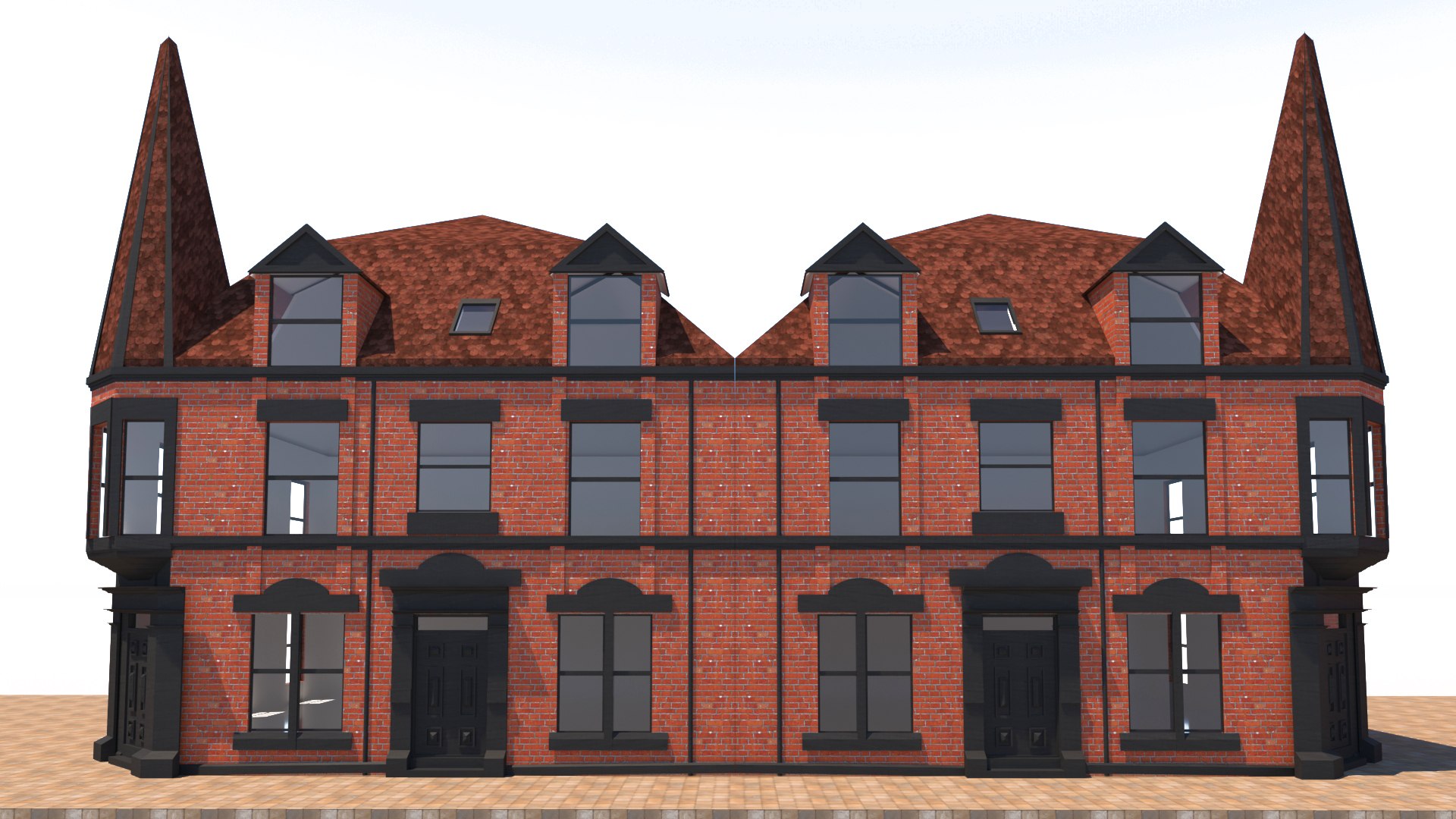 3D Model House Victorian Build - TurboSquid 1663839