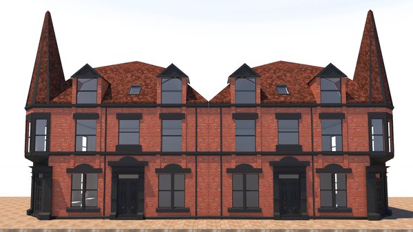 3D model house victorian build - TurboSquid 1663839