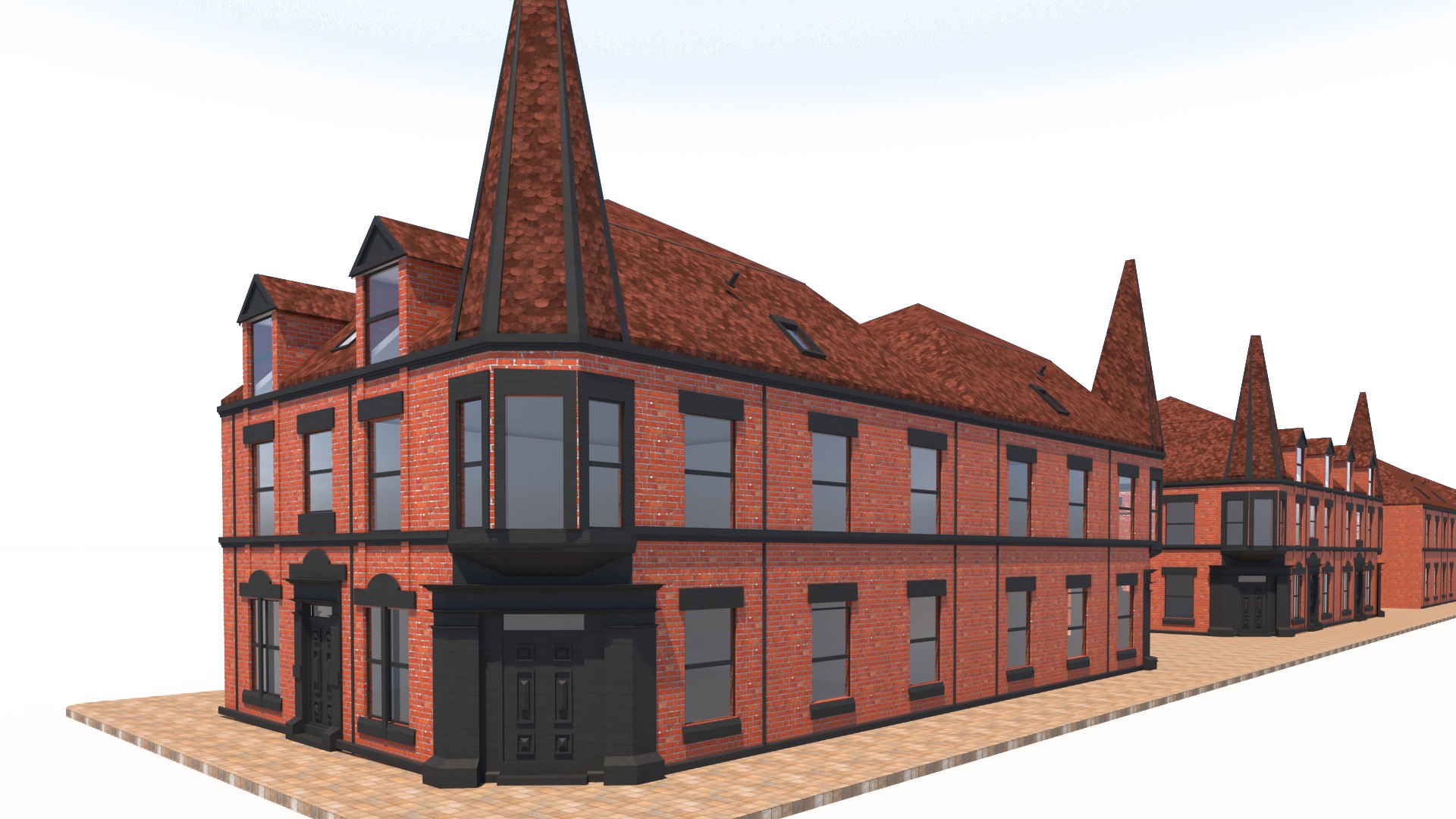 3D Model House Victorian Build - TurboSquid 1663839