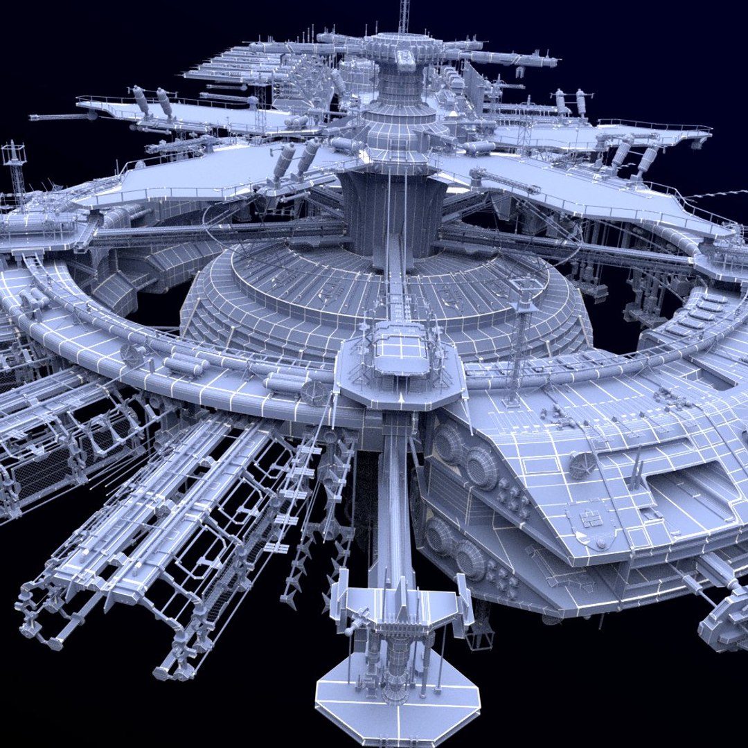 Space Station Drydock Model - TurboSquid 1203254