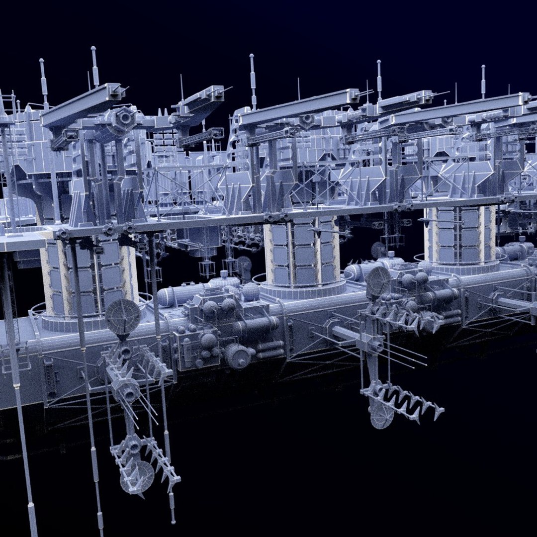 Space Station Drydock Model - TurboSquid 1203254
