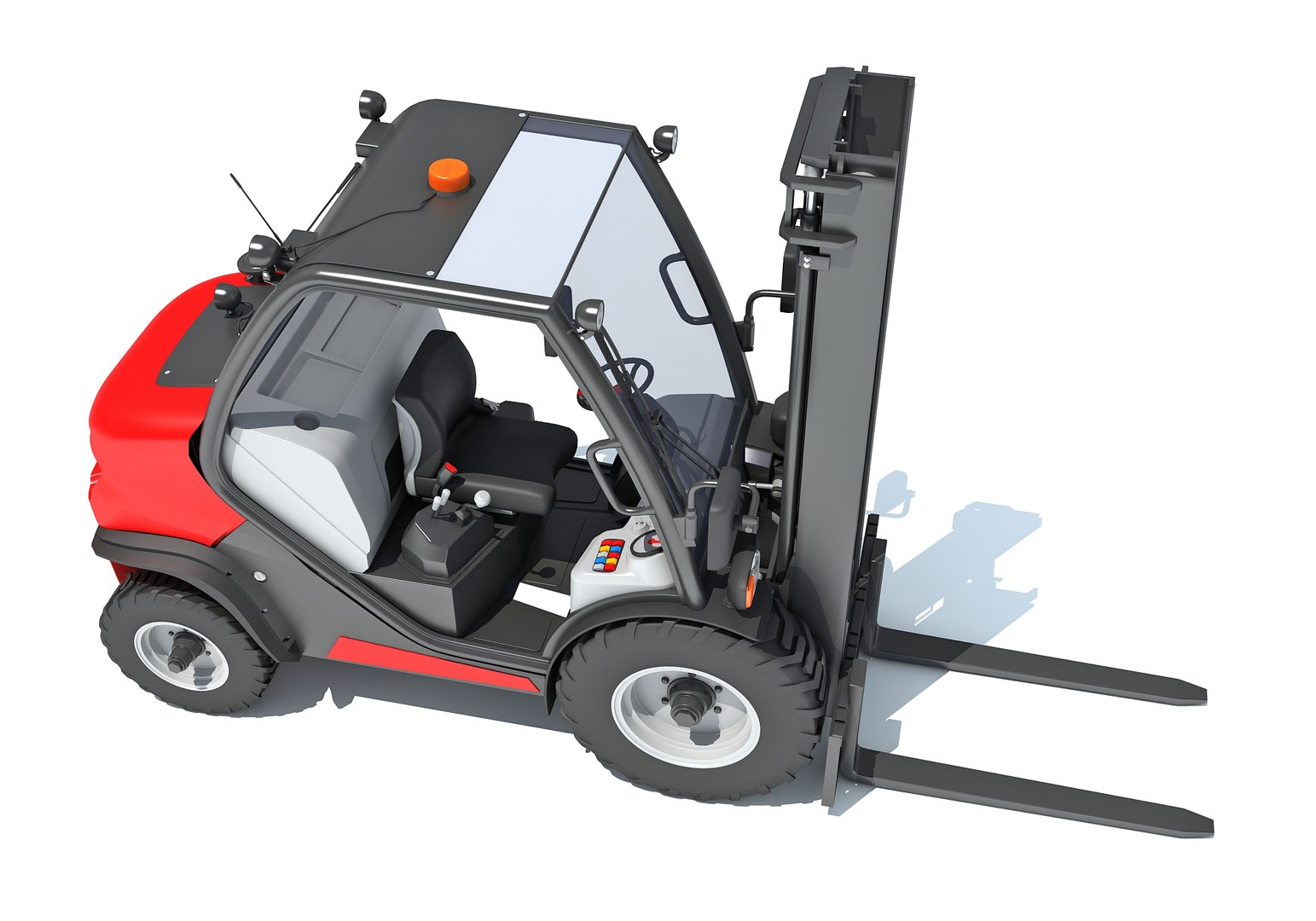 Forklift Industrial Lift Truck 3D Model - TurboSquid 1993185