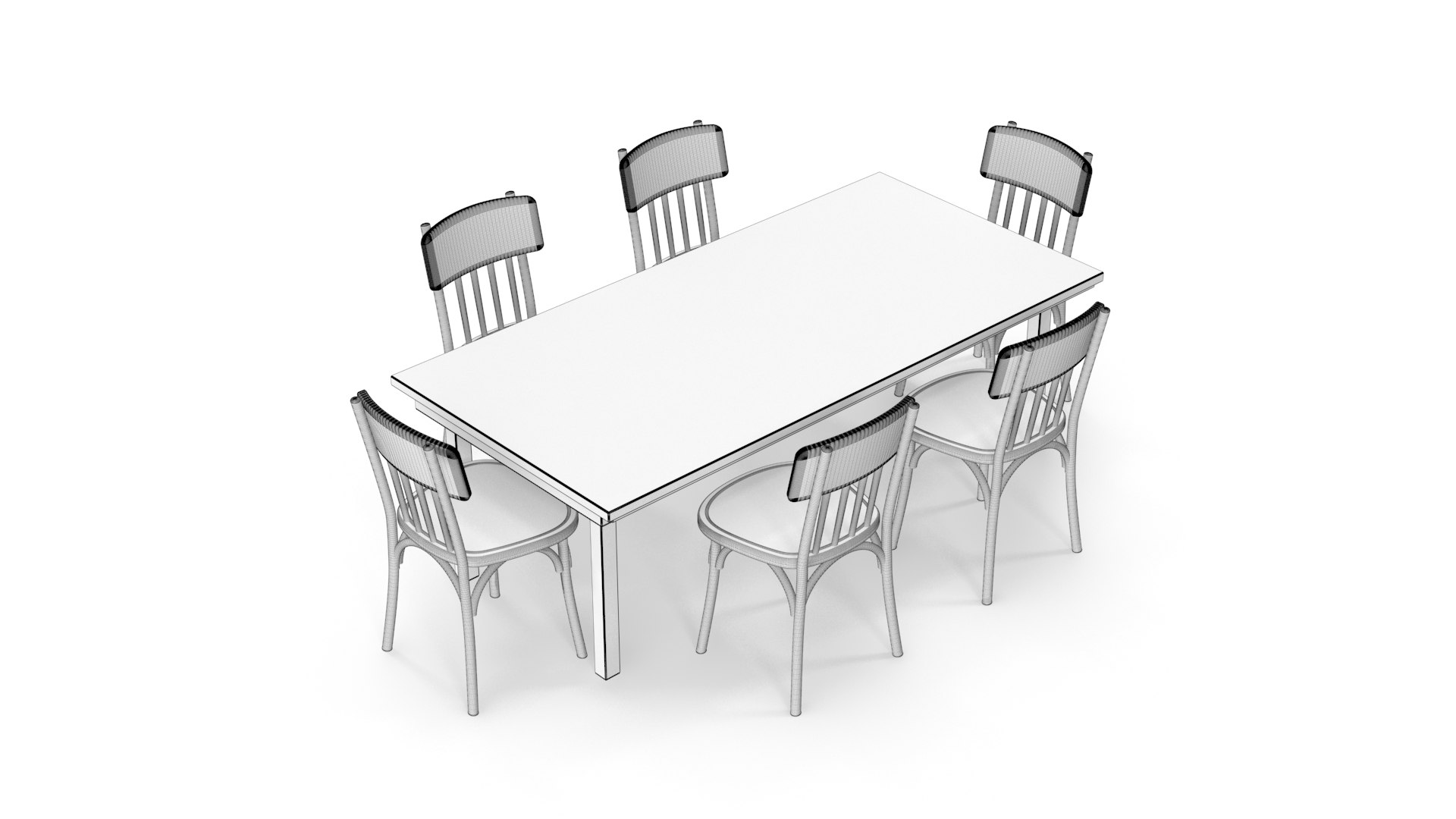 3D model Table And Chairs - TurboSquid 2167370
