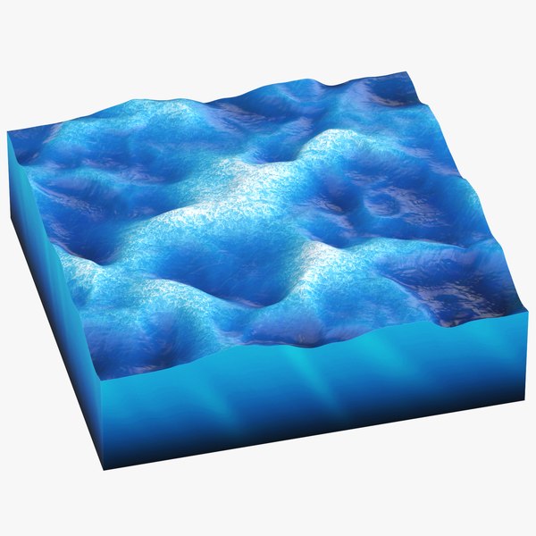 3D water cross sections 03 model - TurboSquid 1320361