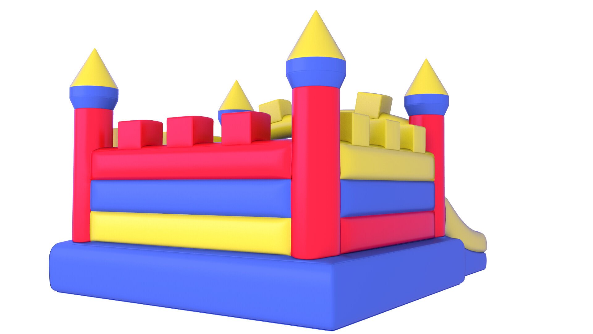 3D Model Bouncy Castle 3 - TurboSquid 2257461