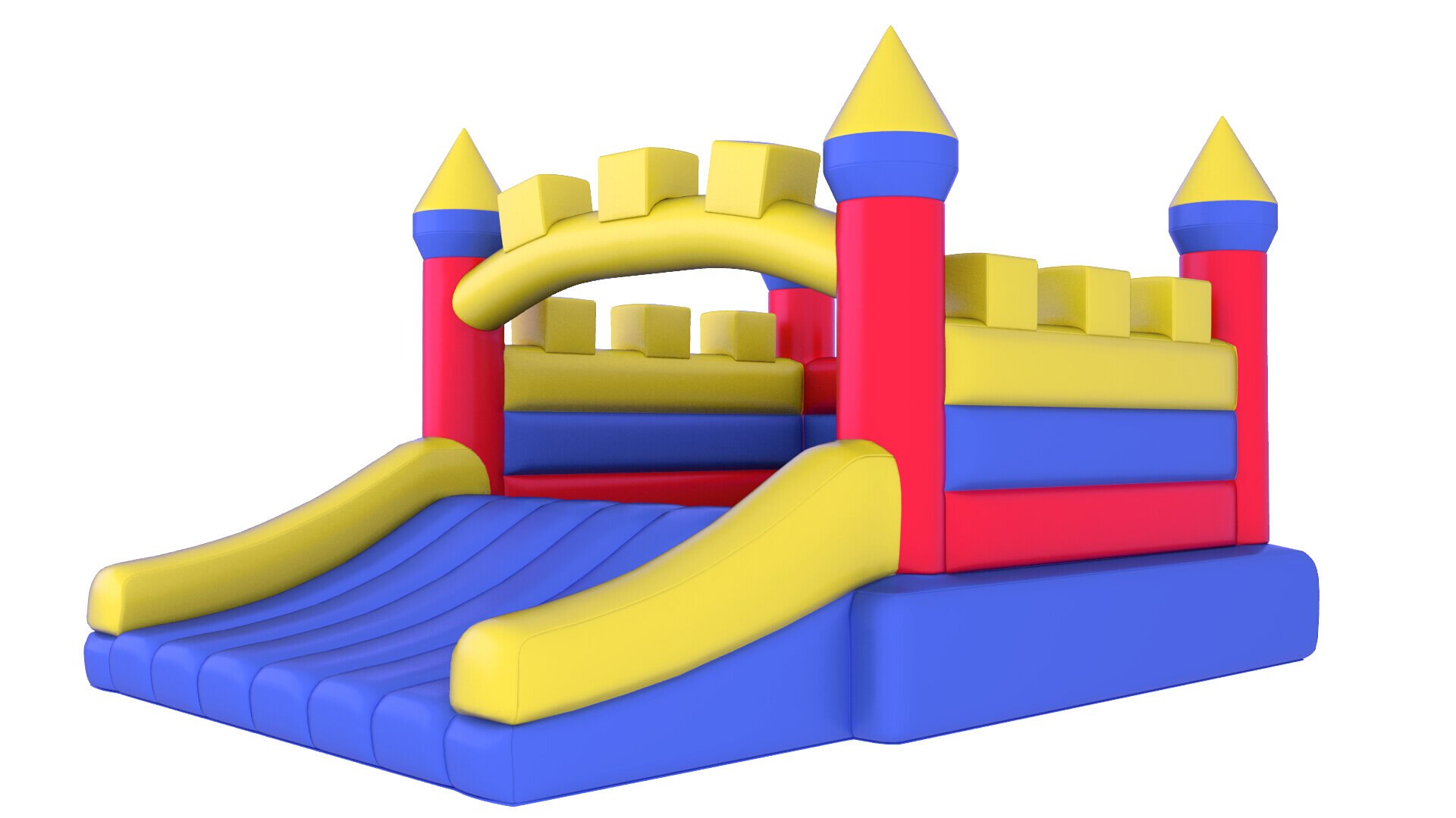 3D Model Bouncy Castle 3 - TurboSquid 2257461