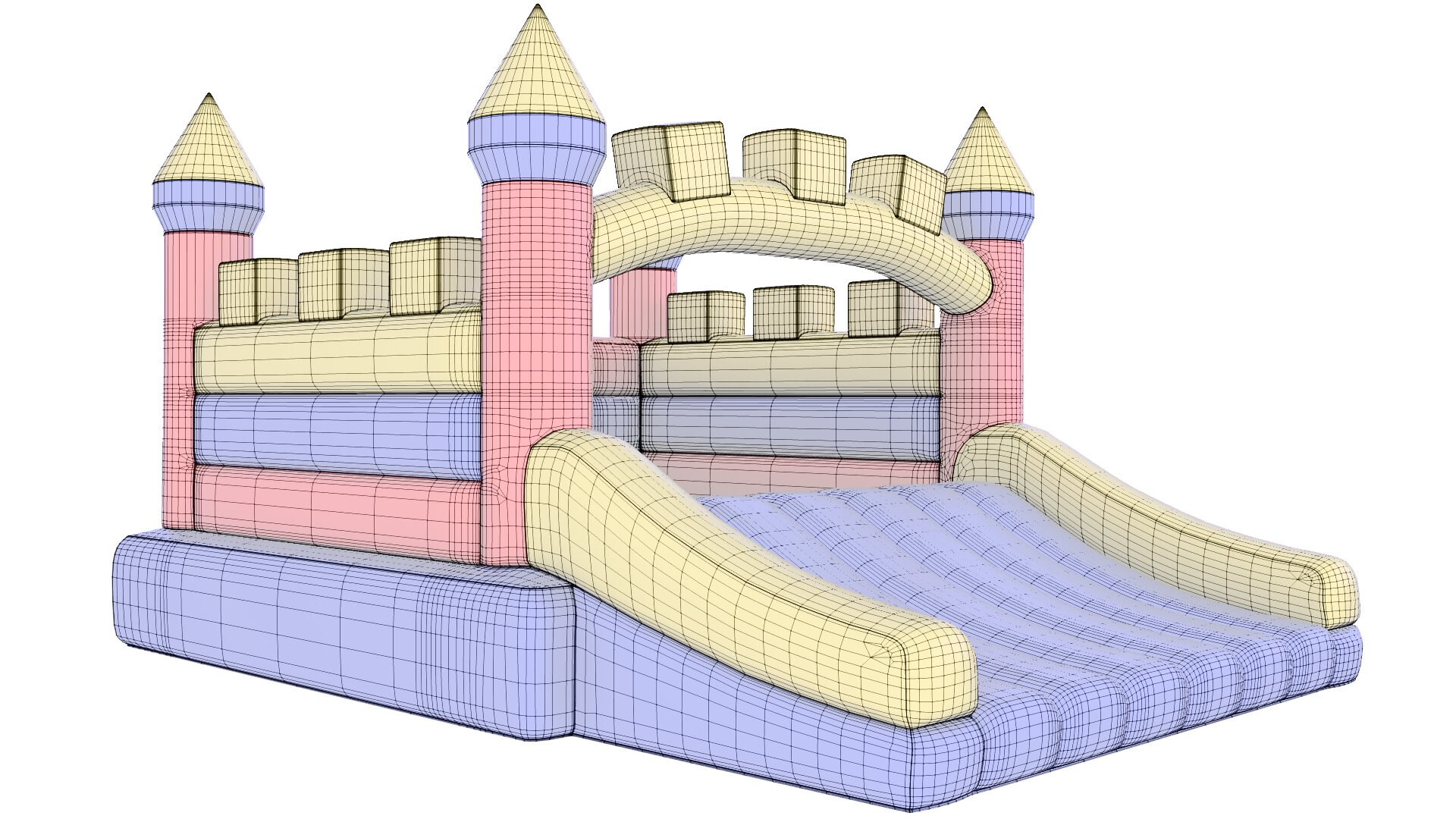 3D Model Bouncy Castle 3 - TurboSquid 2257461