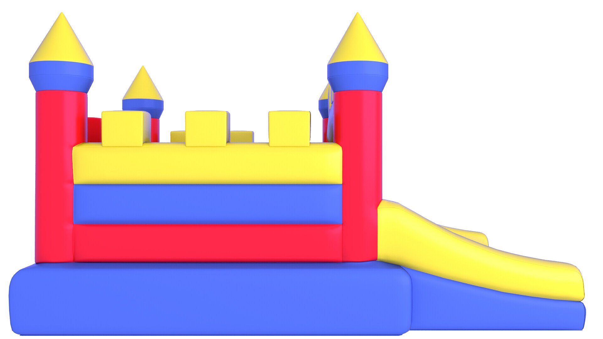 3D Model Bouncy Castle 3 - TurboSquid 2257461