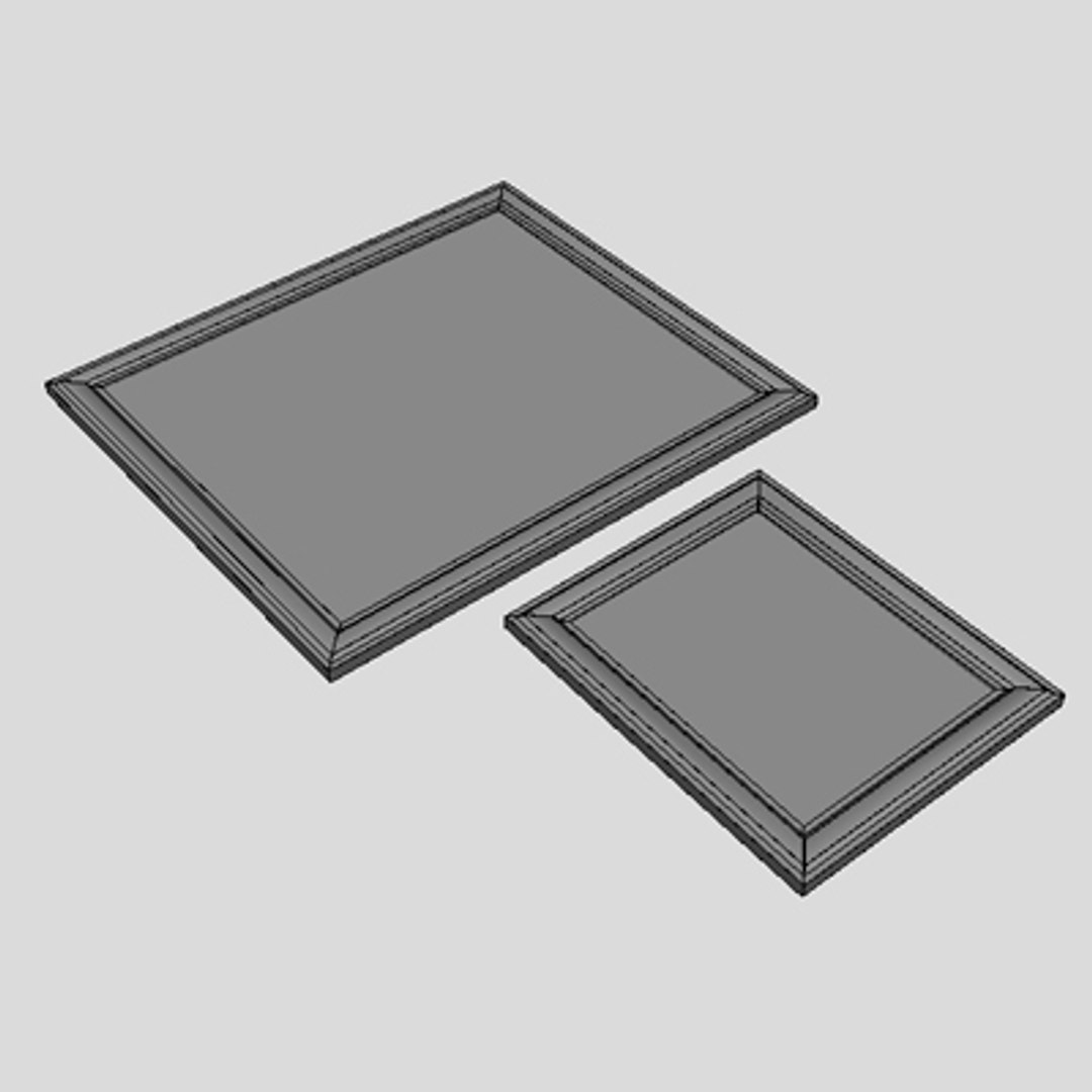 3d Model Wooden Frames