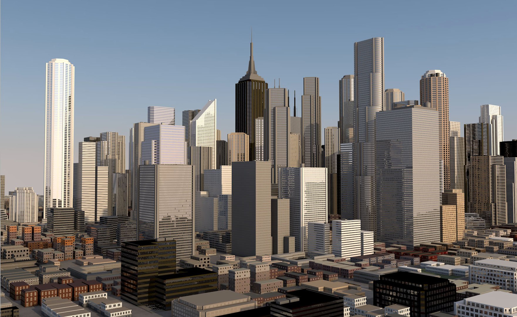 3D City Cityscape Model - TurboSquid 1308549