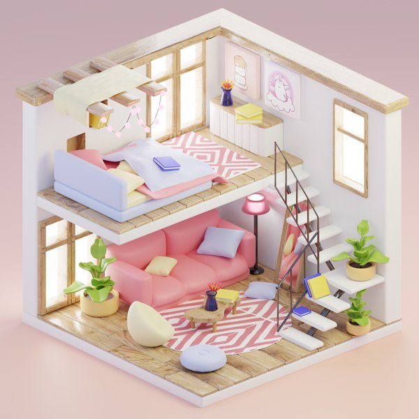 barbie room Modelo 3D - TurboSquid 2098716
