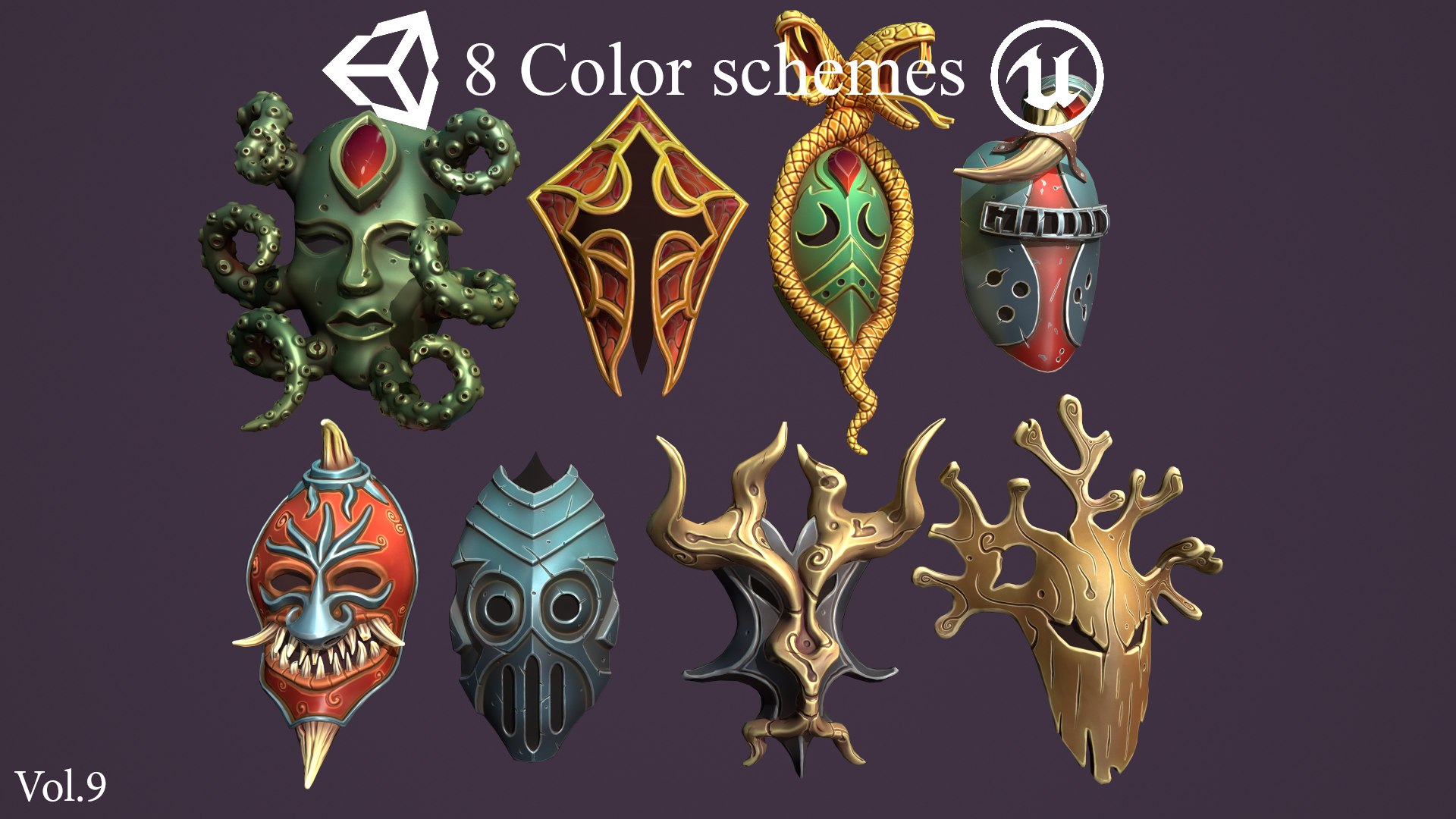 Fantasy Masks 3D Model - TurboSquid 1773788
