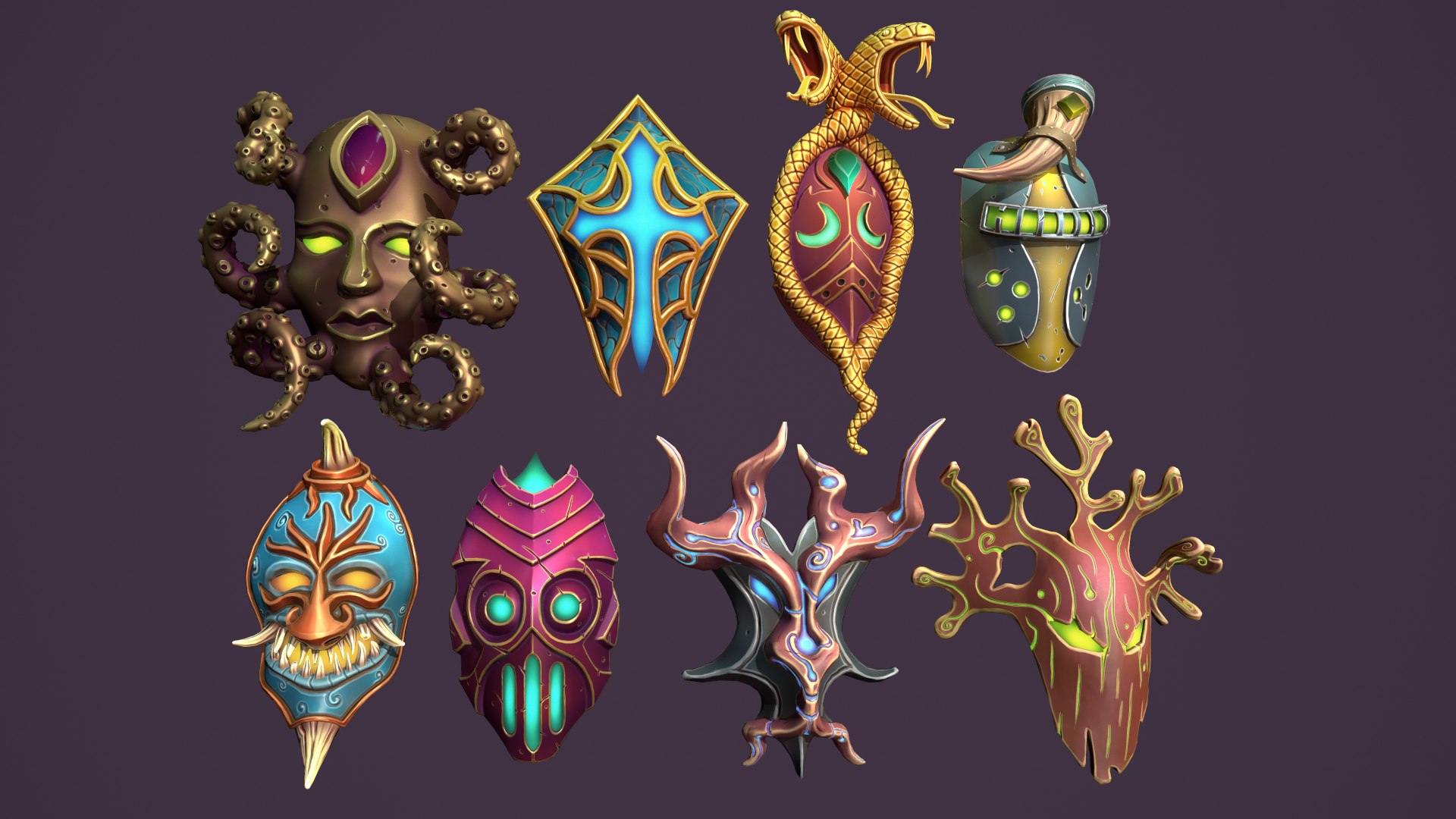 Fantasy Masks 3D Model - TurboSquid 1773788