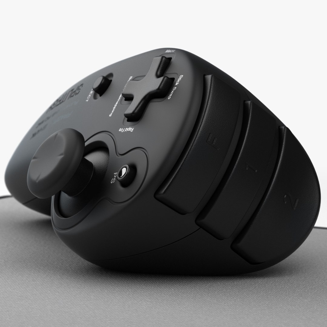 3d model of splitfish fragfx shark