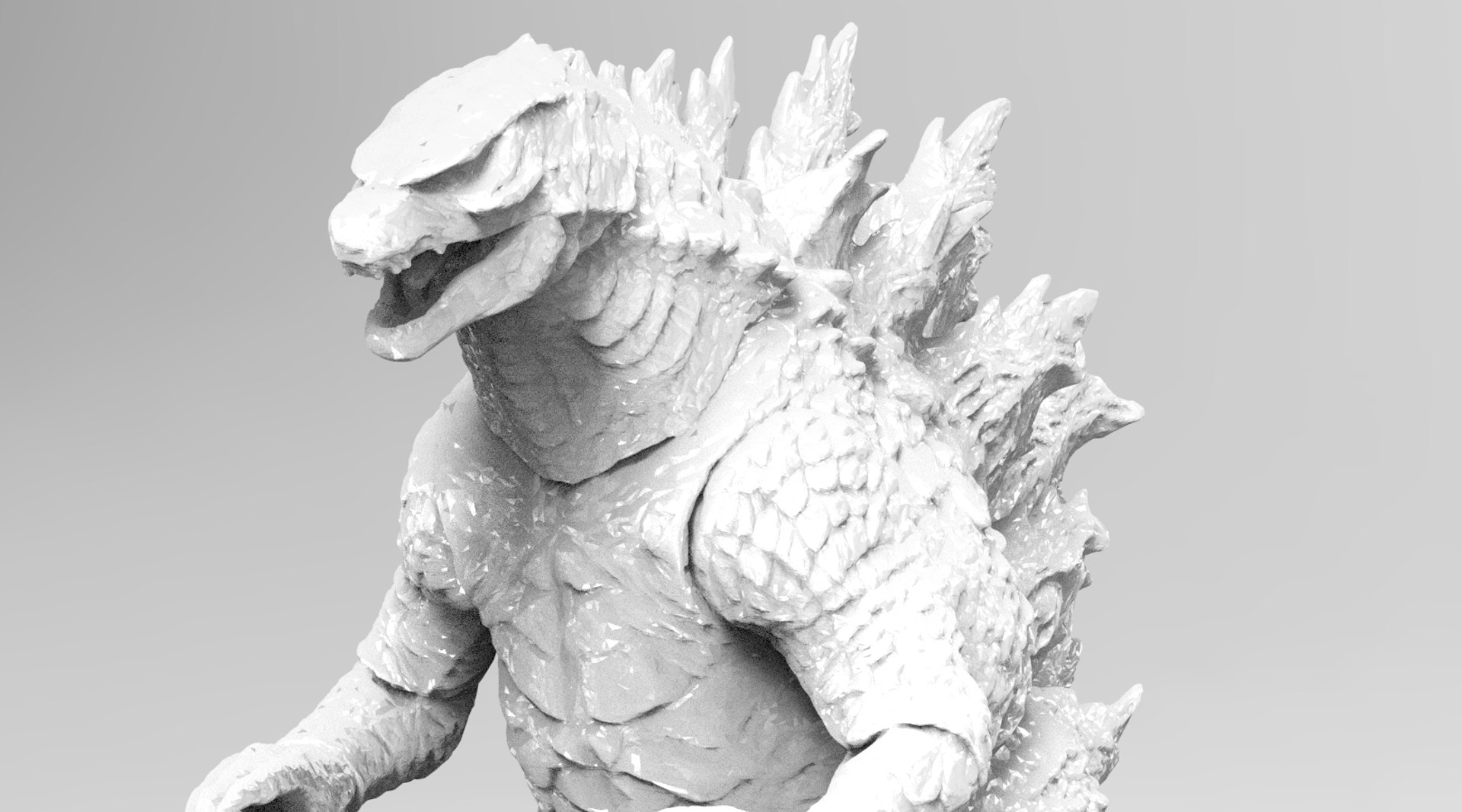 3D модель Godzilla - Print - TurboSquid 2108556