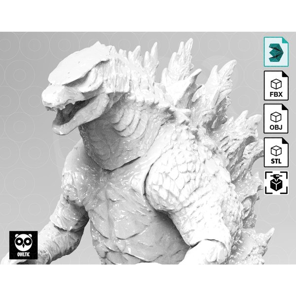 3D Godzilla Models | TurboSquid