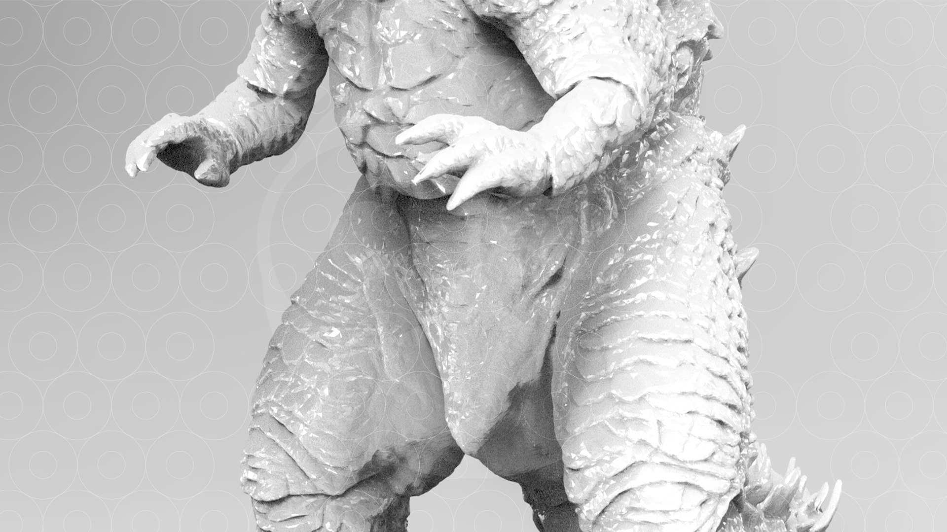 Godzilla - Print 3D model - TurboSquid 2108556