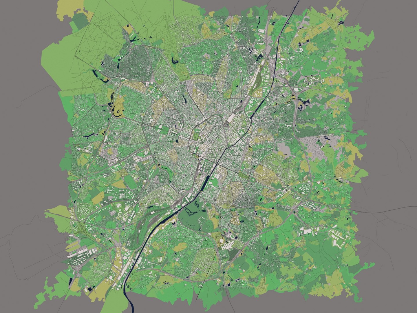 3D City Brussels Model - TurboSquid 1425244