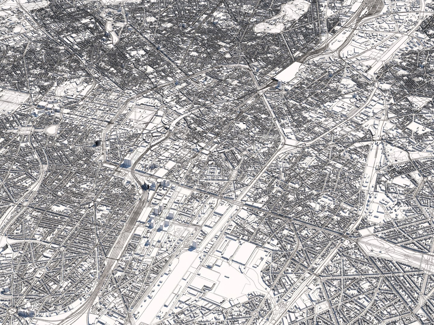 3D City Brussels Model - TurboSquid 1425244