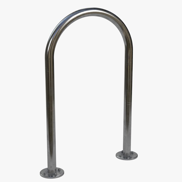 Inverted u bicycle rack model - TurboSquid 1520137