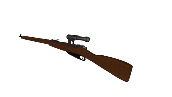 3d rifle model