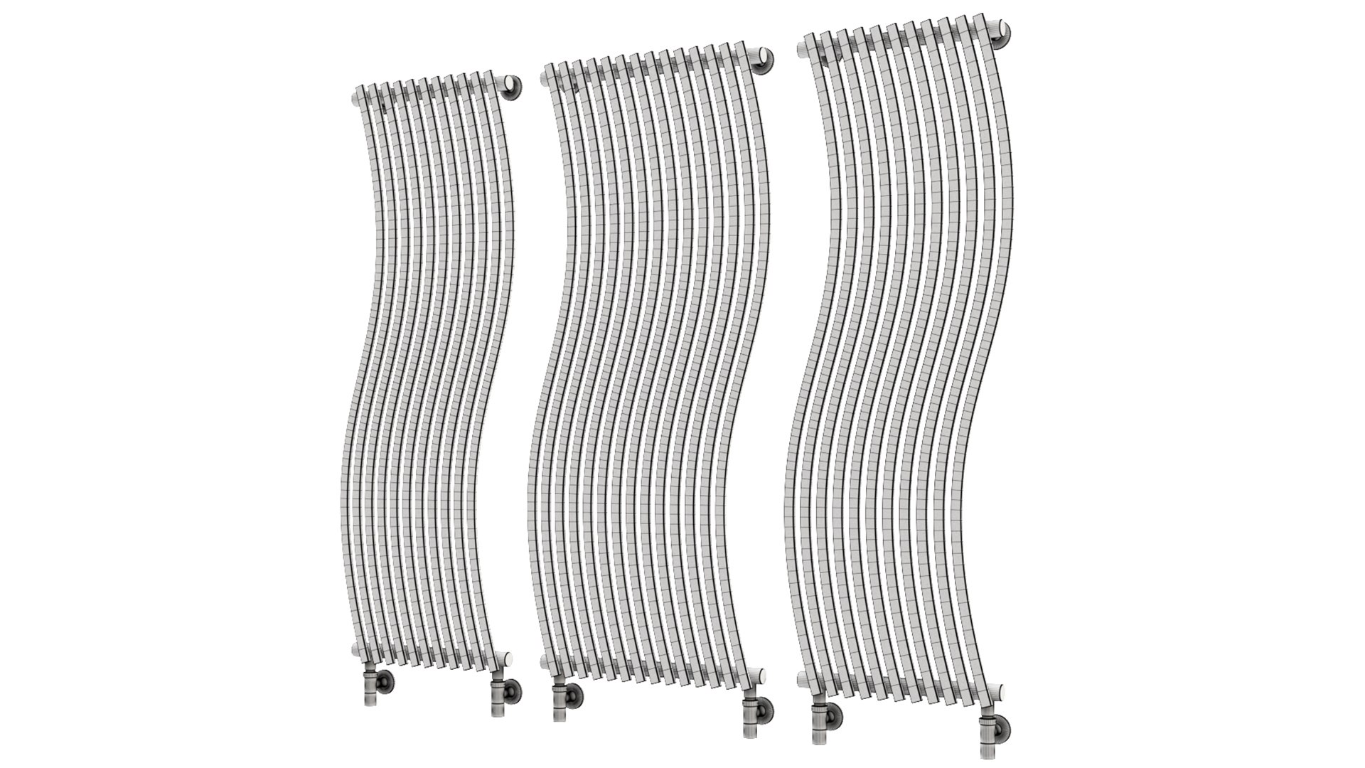 3D model LOLA Vertical decorative radiator by Cordivari Design ...