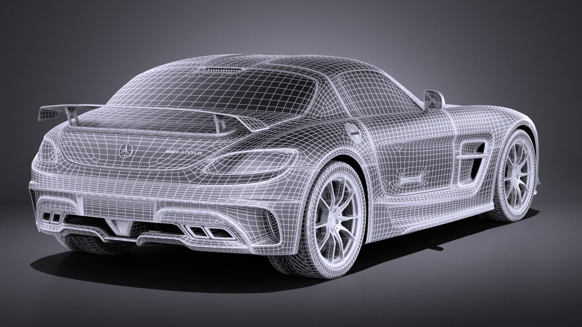 Mercedes Sls Amg 3D Model - TurboSquid 1157420