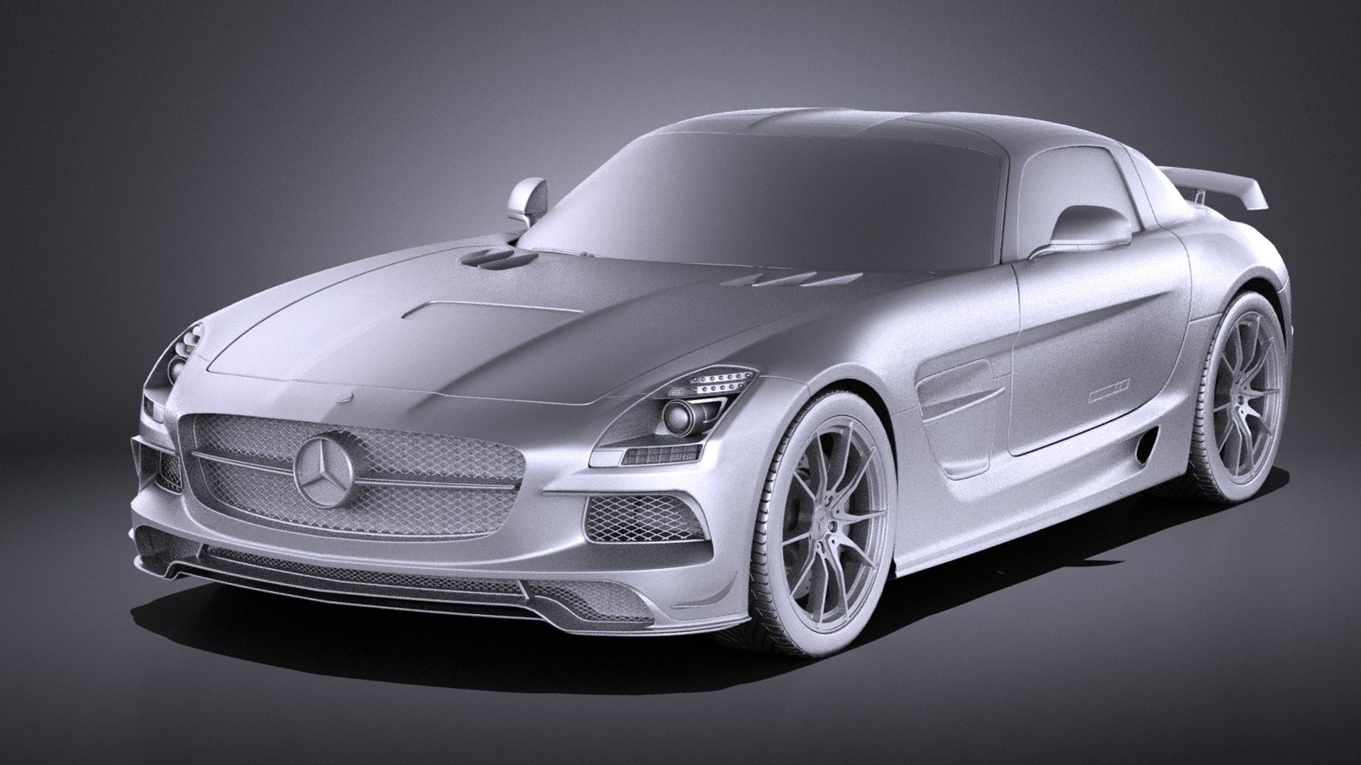 Mercedes Sls Amg 3D Model - TurboSquid 1157420