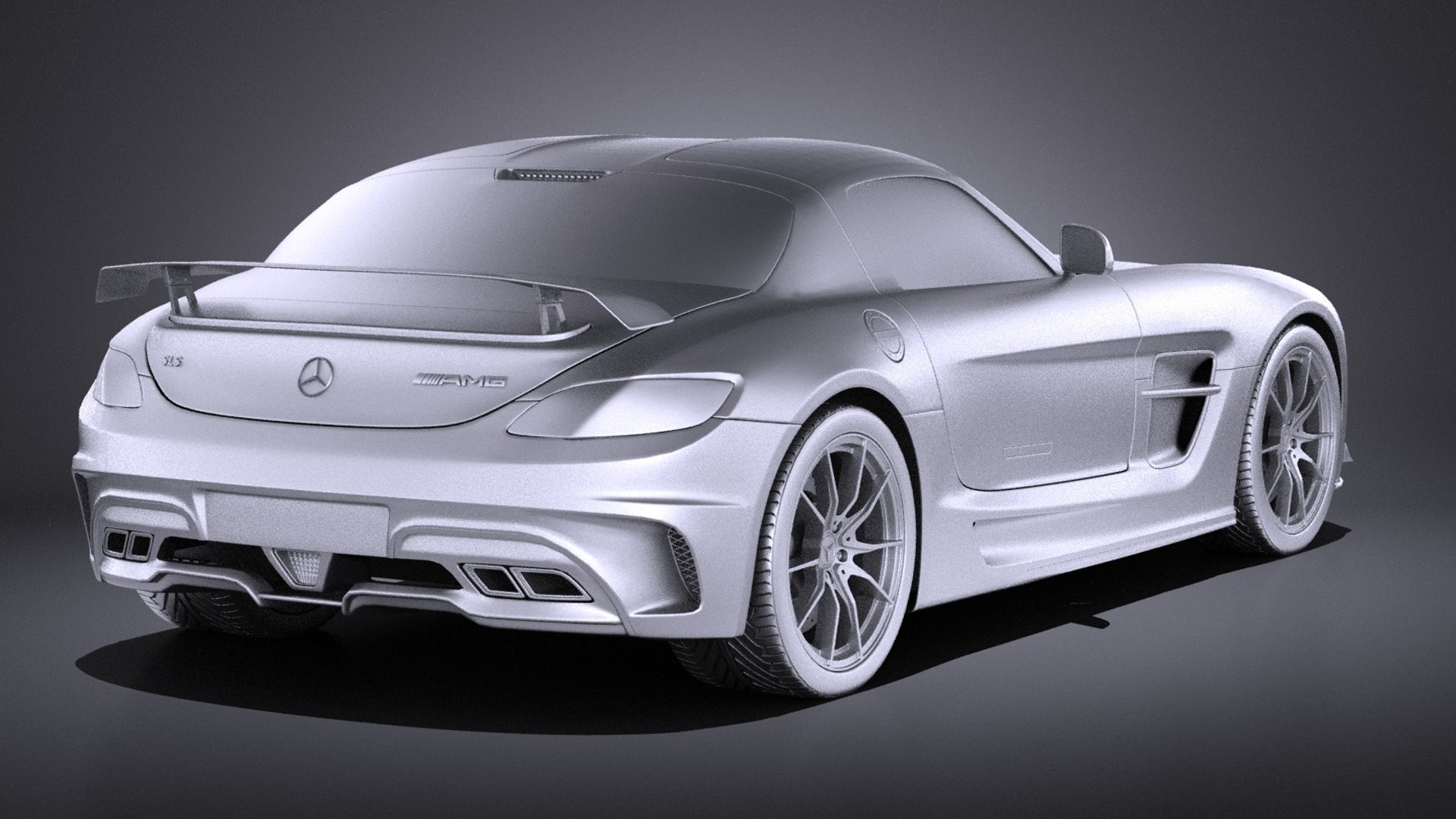 Mercedes Sls Amg 3D Model - TurboSquid 1157420