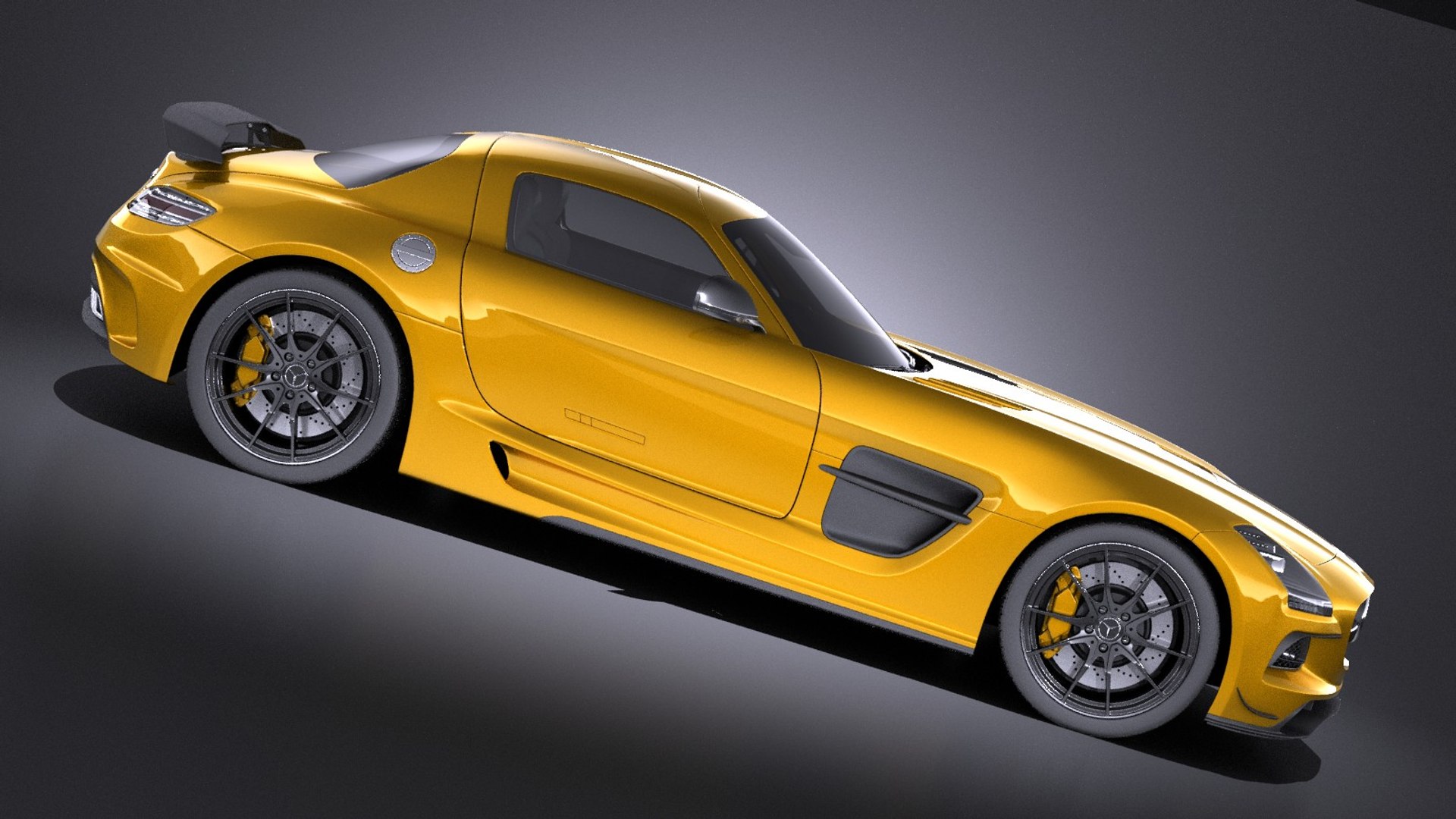 Mercedes Sls Amg 3D Model - TurboSquid 1157420