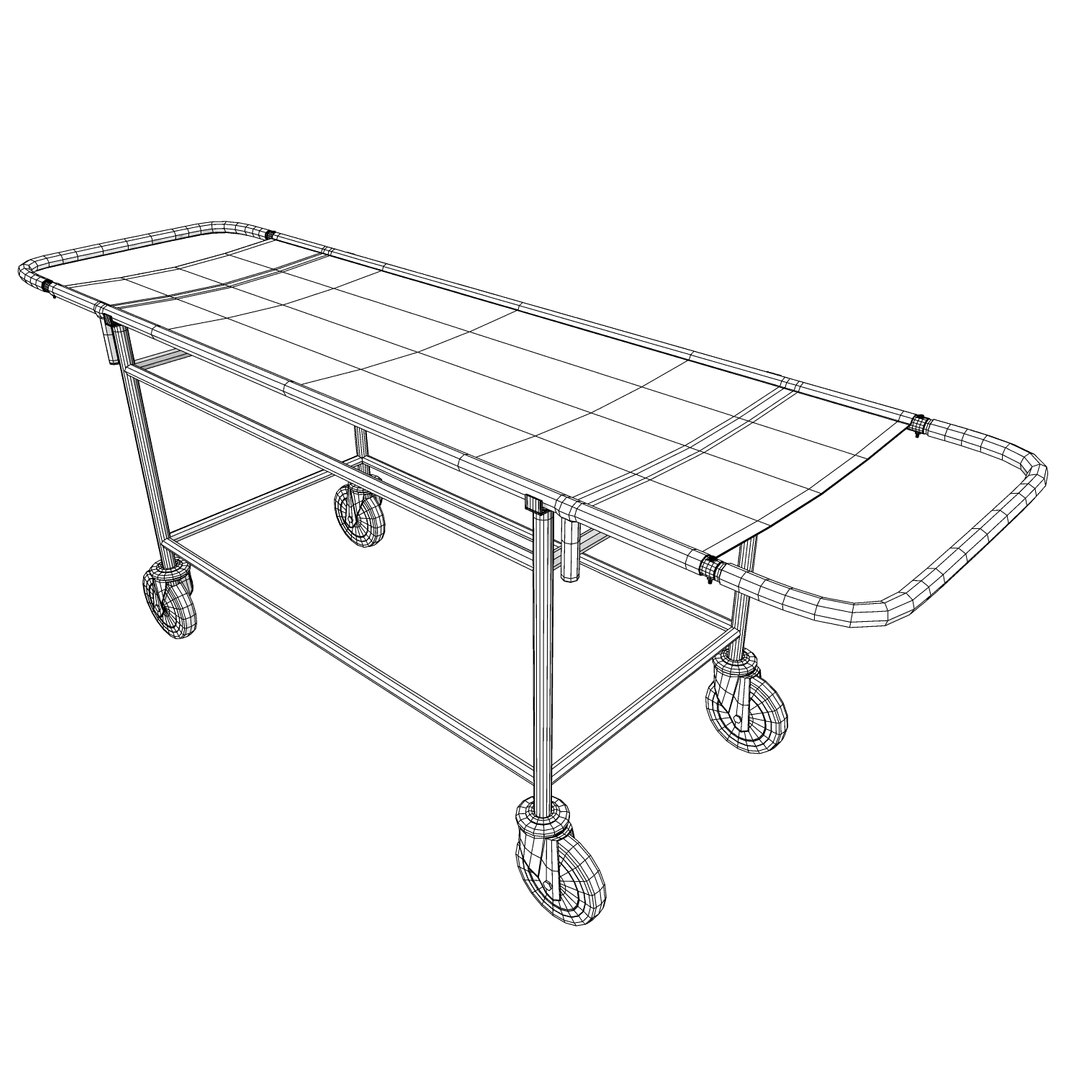 3d Model Medical Stretcher Equipment