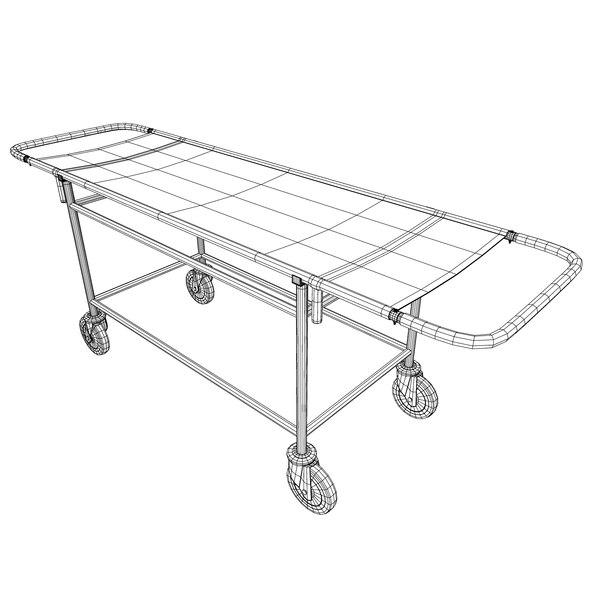 3d model medical stretcher equipment