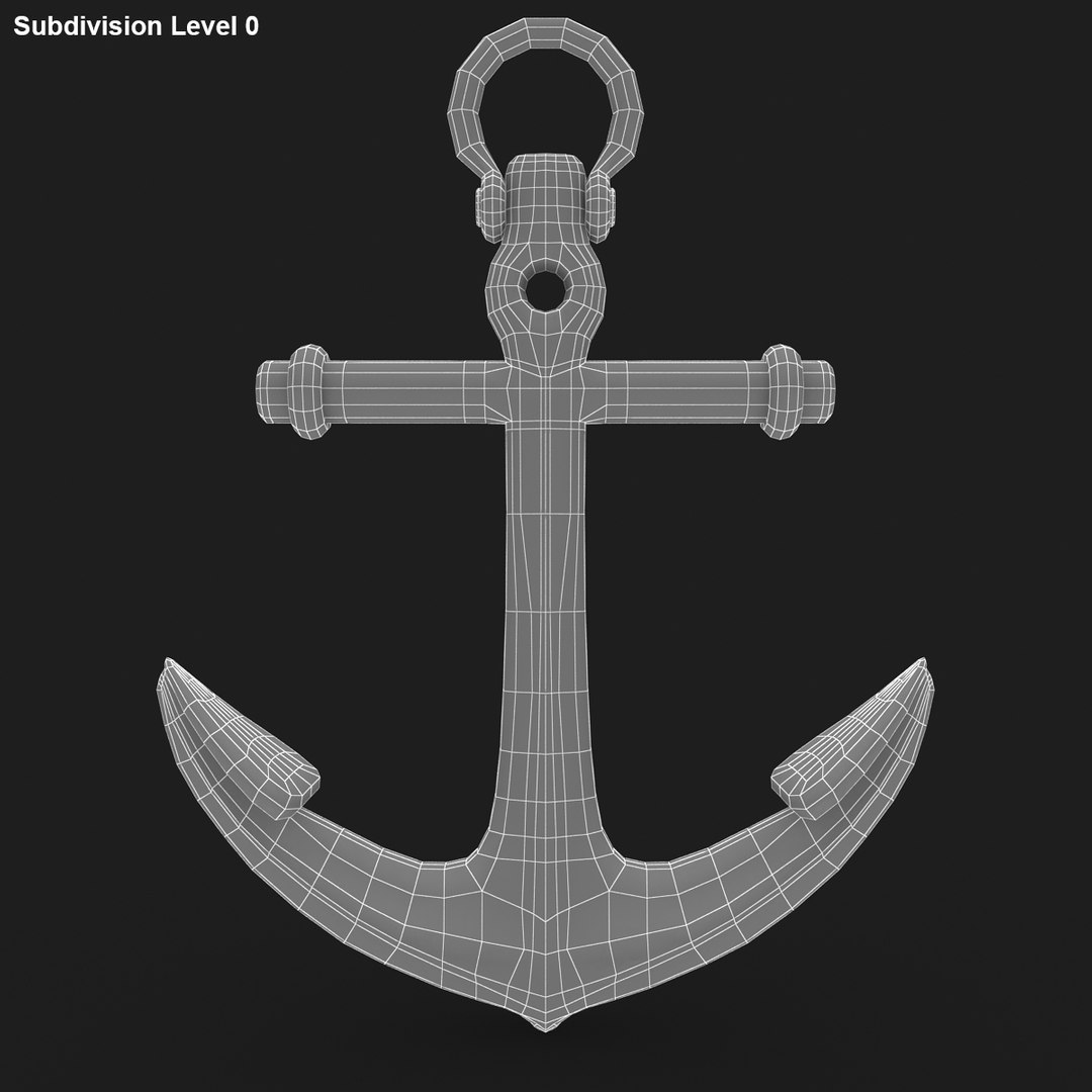 3D model rusty anchor - TurboSquid 1325133