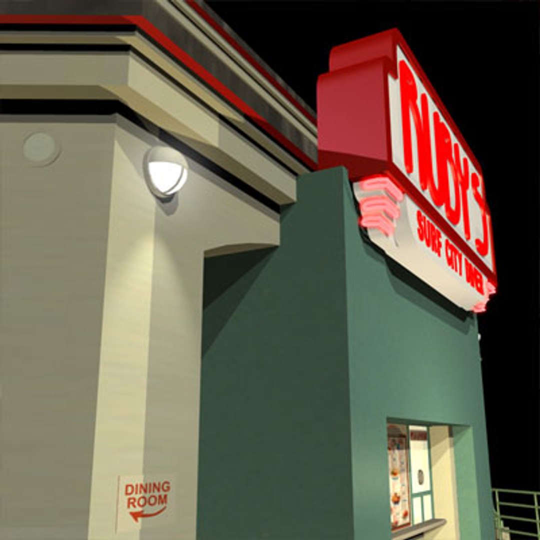 3d Hb Pier Dinner 01 Model