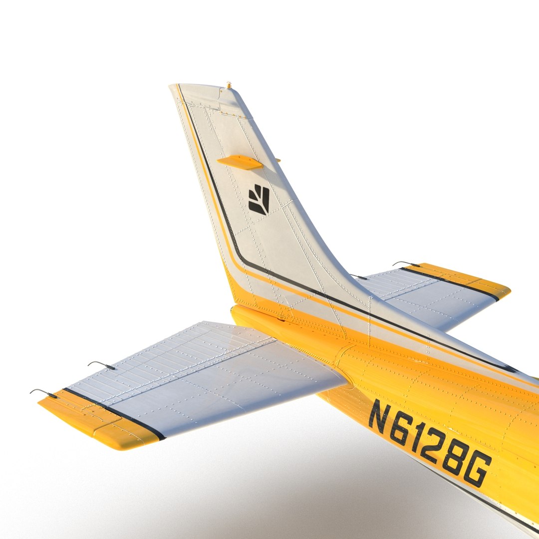 max cessna 182 skylane yellow