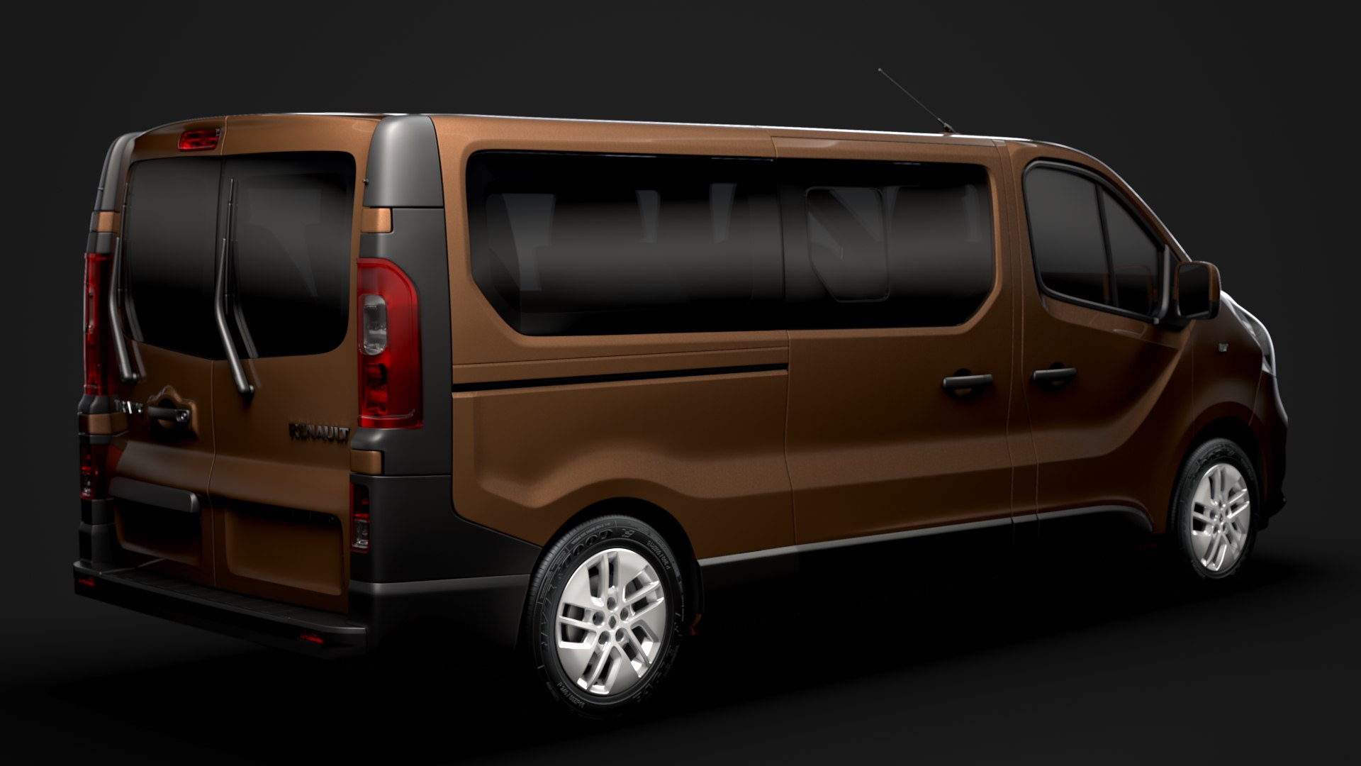 3D Renault Trafic Minibus Lwb - TurboSquid 1420593