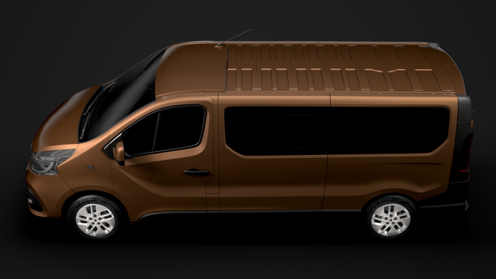 3D Renault Trafic Minibus Lwb - TurboSquid 1420593