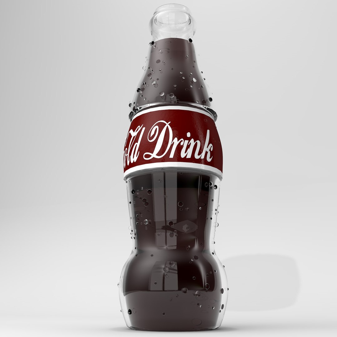 Cold Drink Bottle C4d