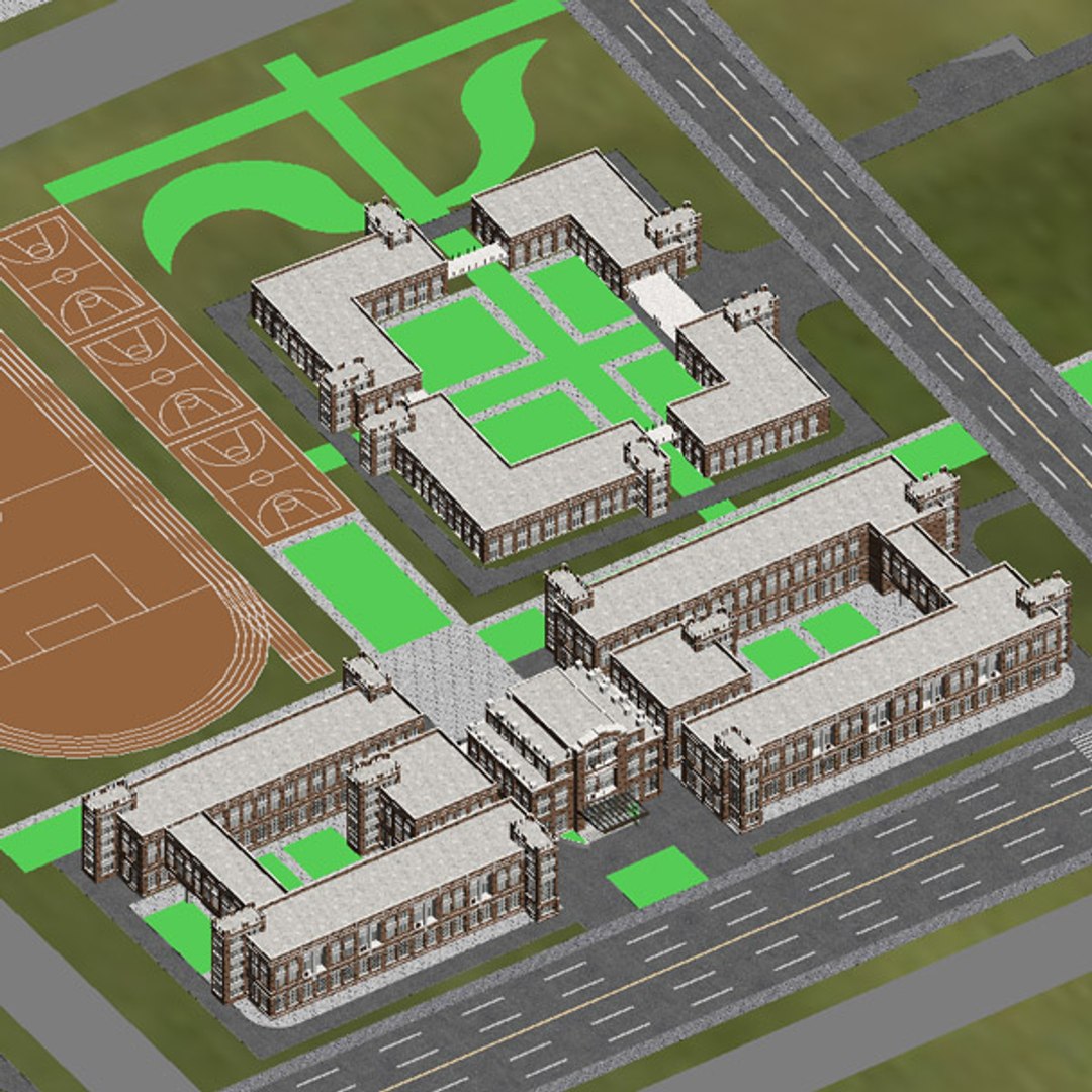 University Building Exterior Max