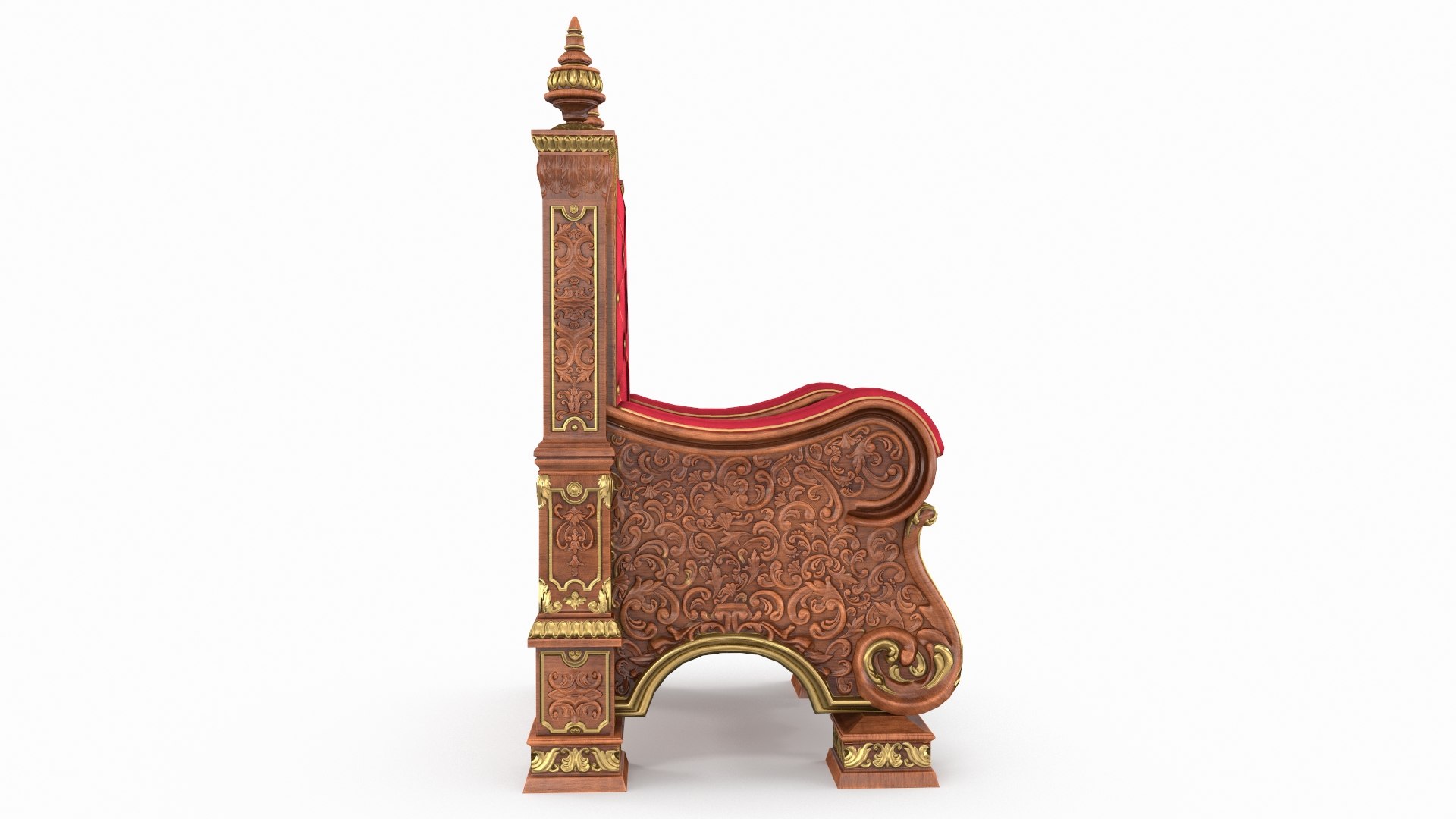 Royal Armchair Throne 3D Model - TurboSquid 1506629