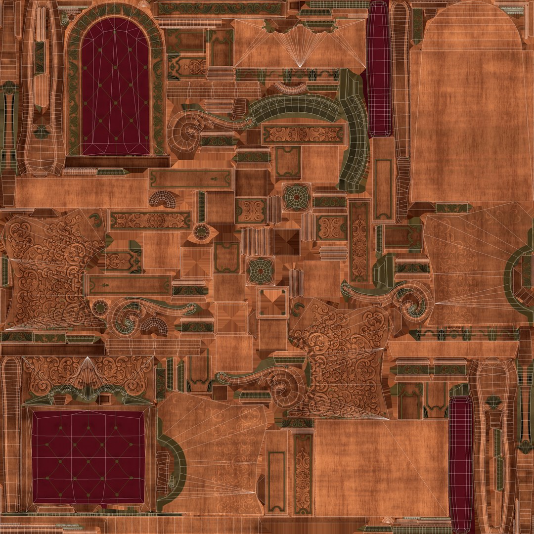 Royal Armchair Throne 3D Model - TurboSquid 1506629