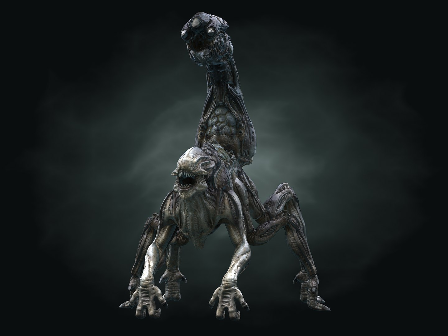 Alien queen creature hd 3D model - TurboSquid 1204228