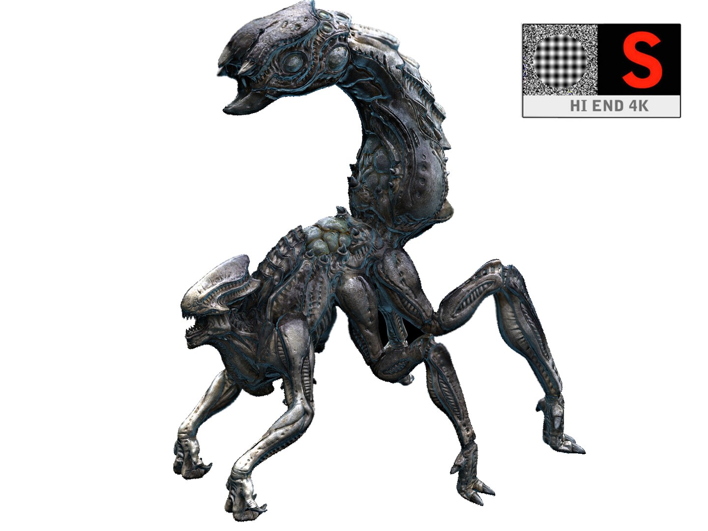 Alien queen creature hd 3D model - TurboSquid 1204228